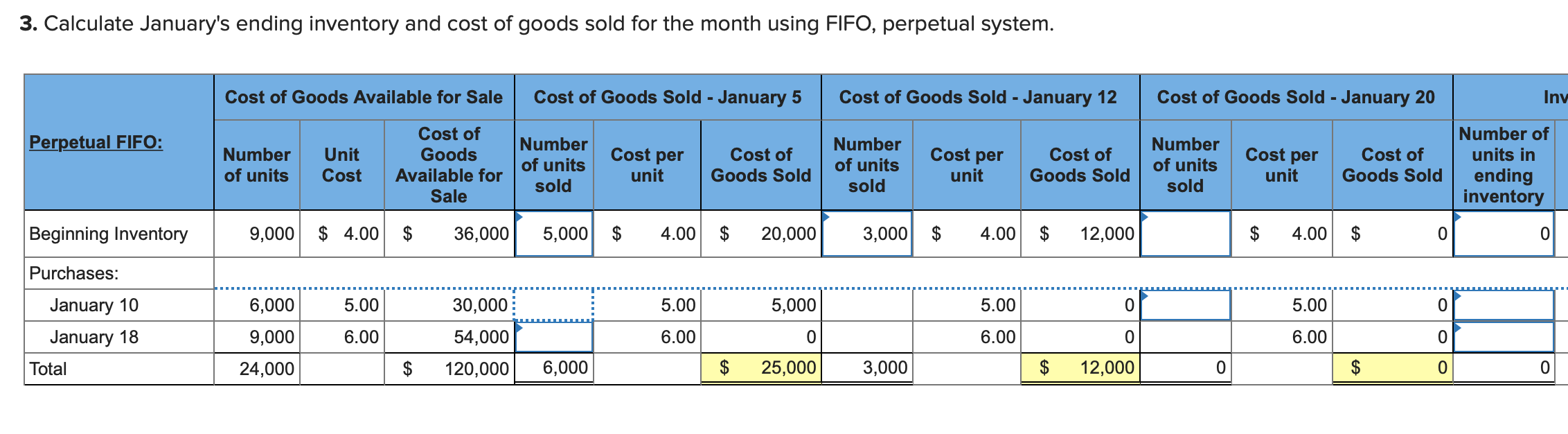 Solved Problem 8-5 (Algo) Various inventory costing methods | Chegg.com
