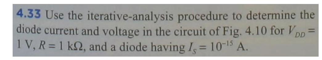 Solved 433 Use The Iterative Analysis Procedure To 
