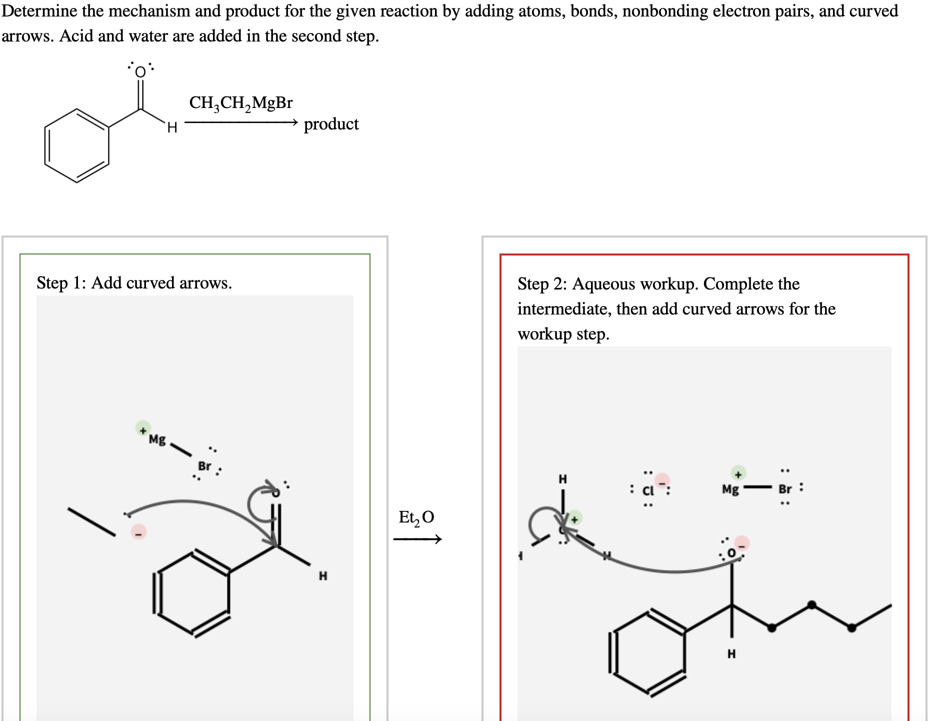 Solved Determine the mechanism and product for the given | Chegg.com