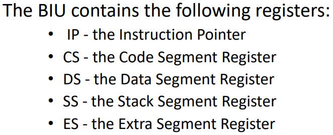 Solved Here EU refers to the Execution Unit of the 8086 and | Chegg.com