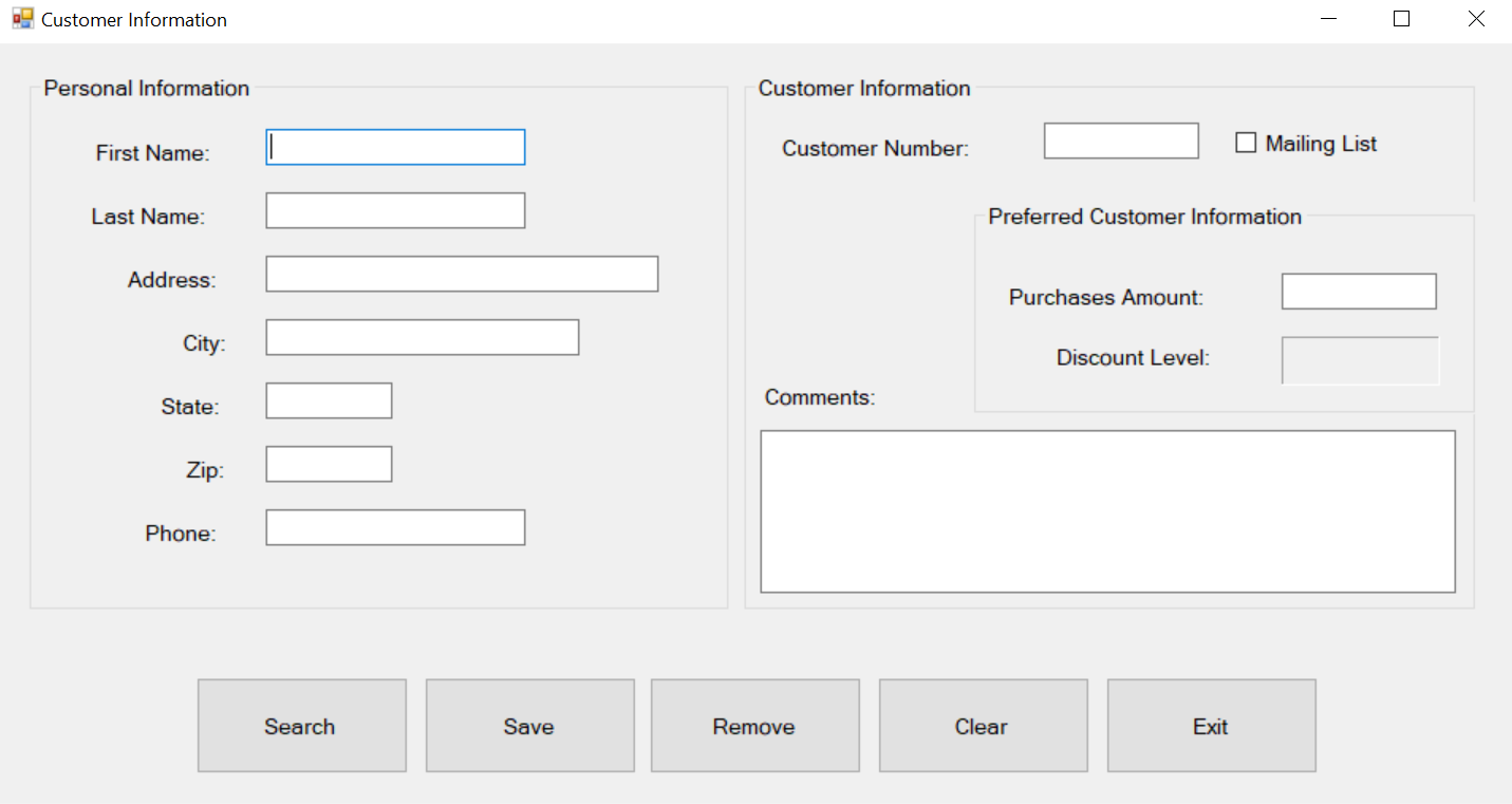 Solved I need this project done in Visual Basic. No other | Chegg.com