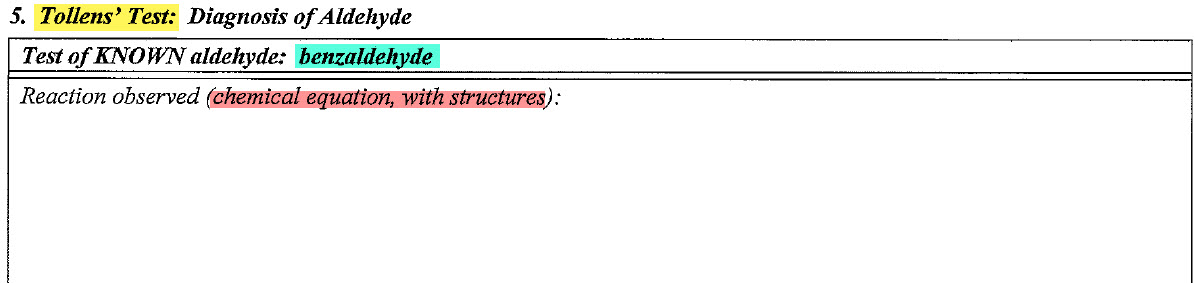 Solved Provide the chemical equation and structures for the | Chegg.com