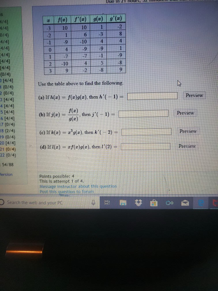 Solved Due in 21 hours, 32 TIMULO. UUU UUU 4/4] 4/41 0/4) | Chegg.com