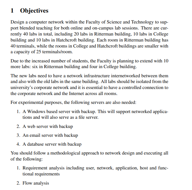 Solved Need help with IP addressing and subnetting for the | Chegg.com