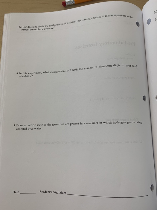 Solved Date (of Lab Meeting Pre-Laboratory Exercises 1. | Chegg.com