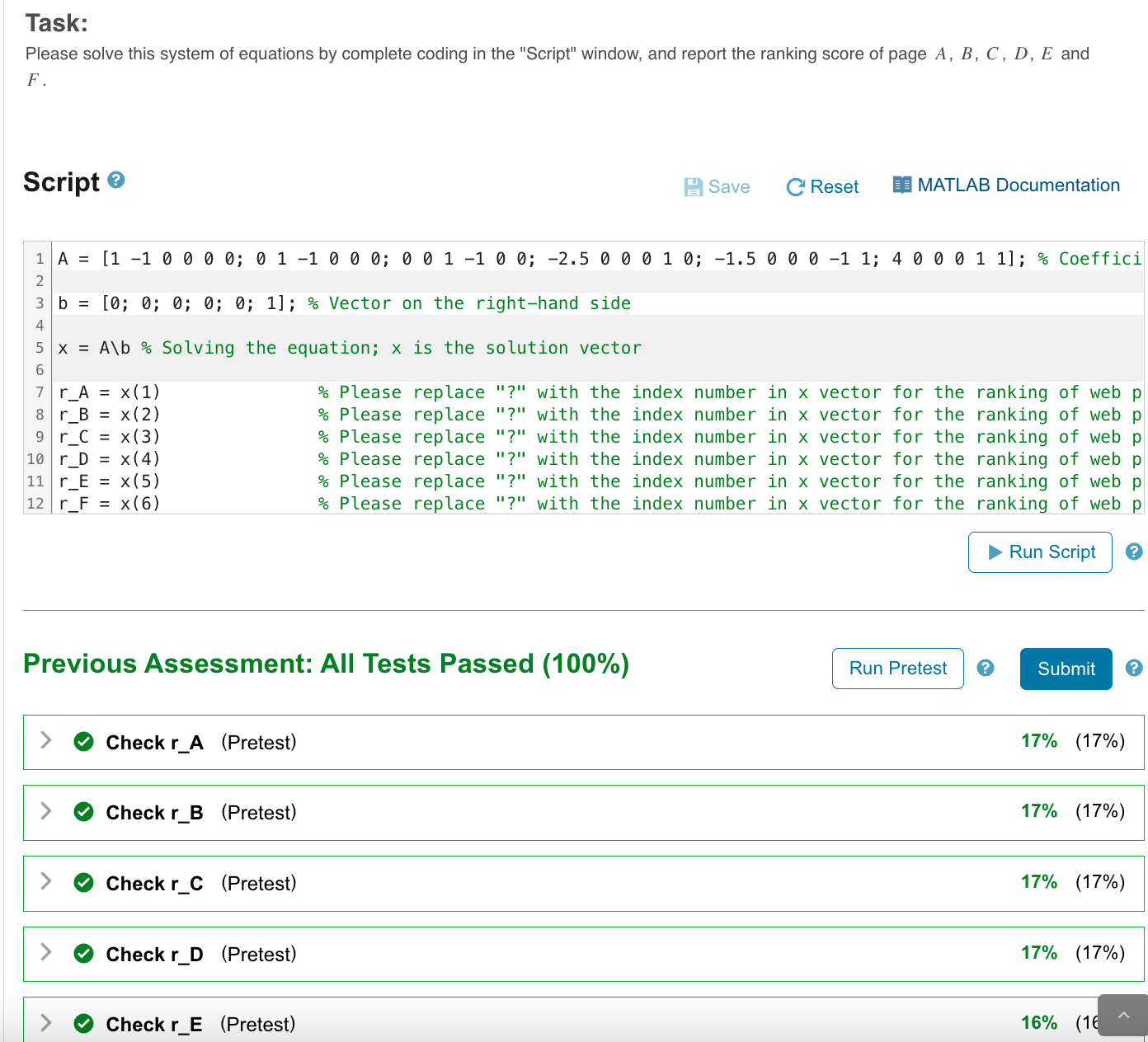 Solved The importance of a web page is measured by the | Chegg.com