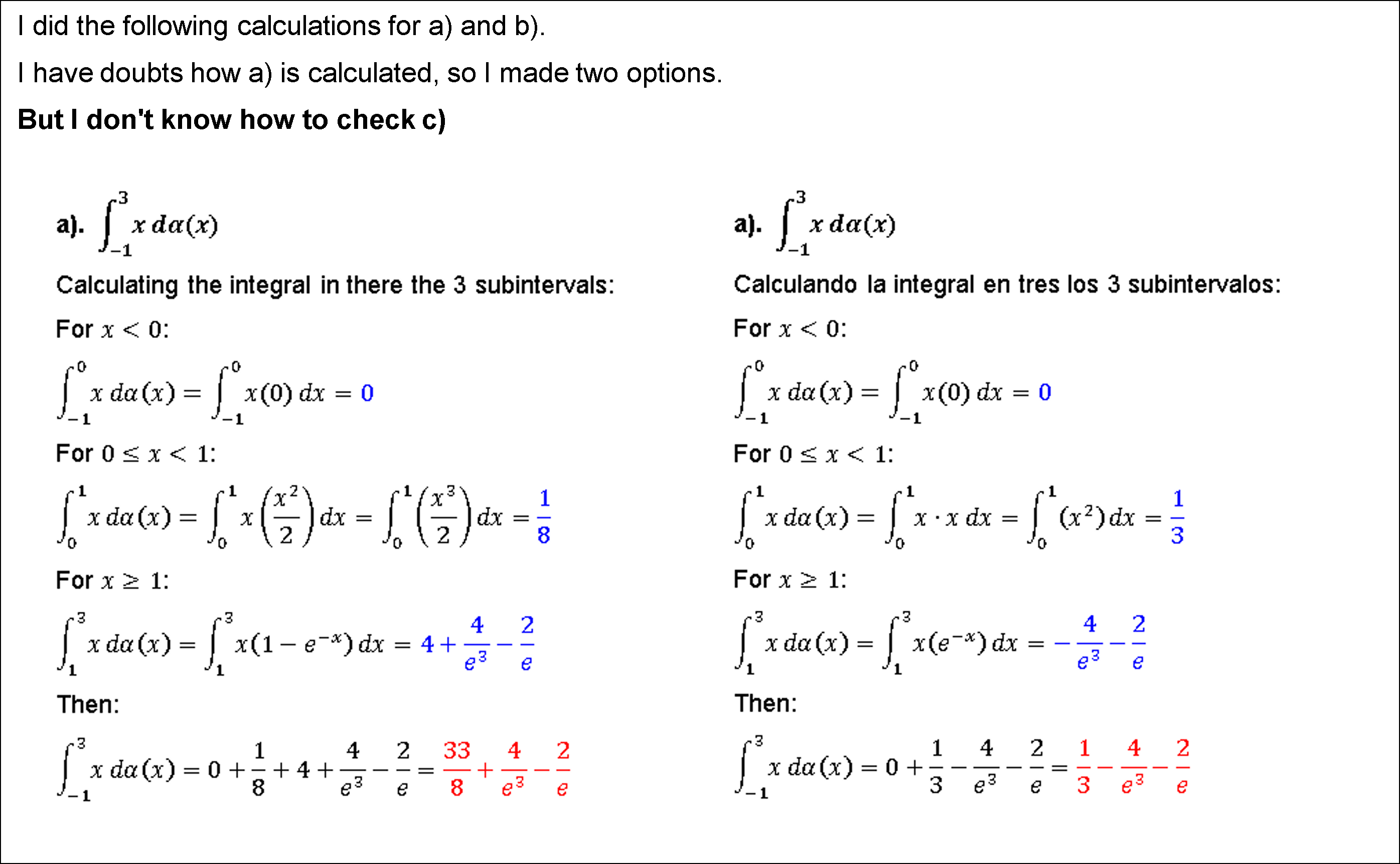 Solved Solve step by step the exercises a) b) and | Chegg.com