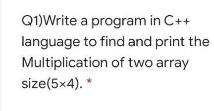 Solved What is required is to create a program in the C ++ | Chegg.com