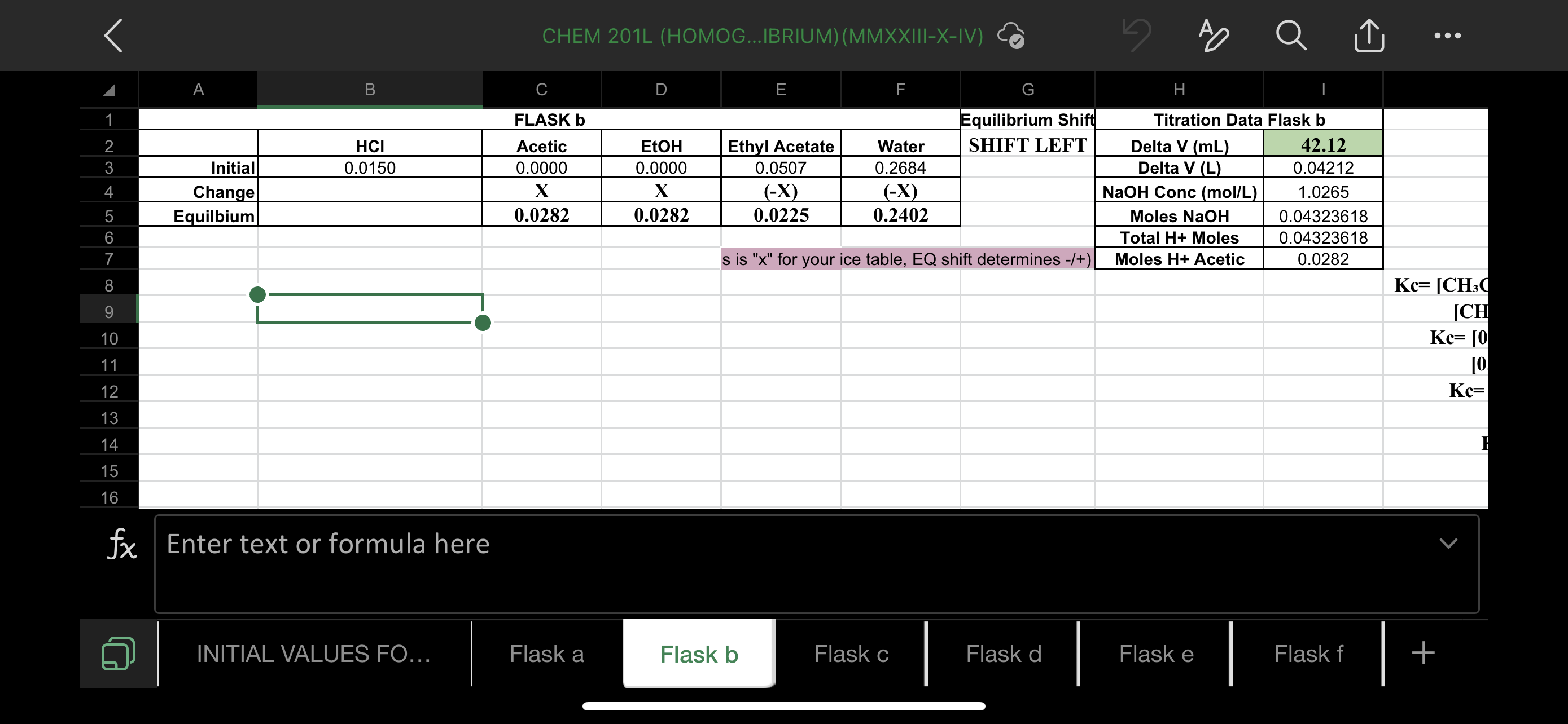 Solved CHEM 201L (HOMOG...IBRIUM) (MMXXIII-X-IV) ఠCHEM 201L | Chegg.com