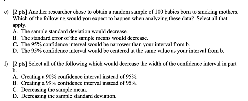 Solved b) [2 pts] Use the applet output below showing a | Chegg.com