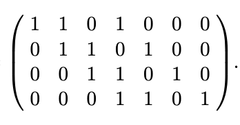 Solved A linear code has generator matrix G = (a) Find a | Chegg.com