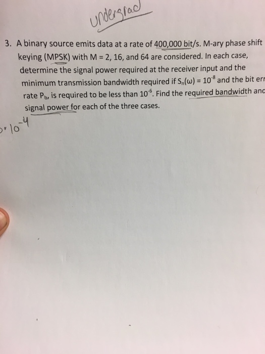 Solved A Binary Source Emits Data At A Rate Of 400 000