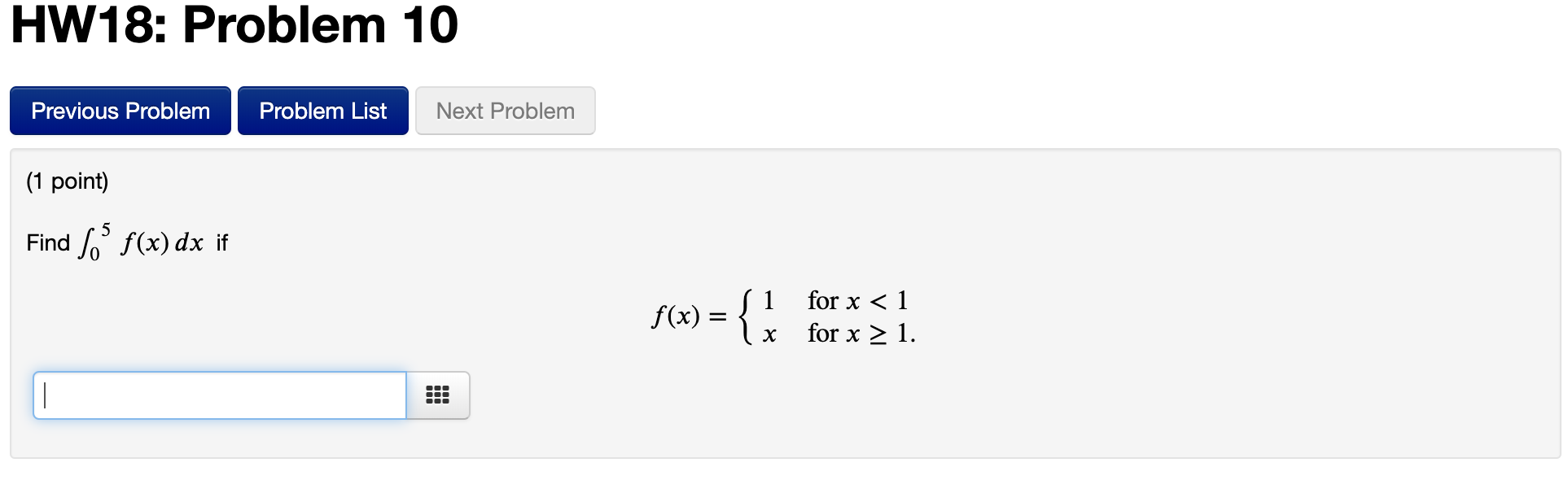 Solved HW18: Problem 10 Previous Problem Problem List Next | Chegg.com