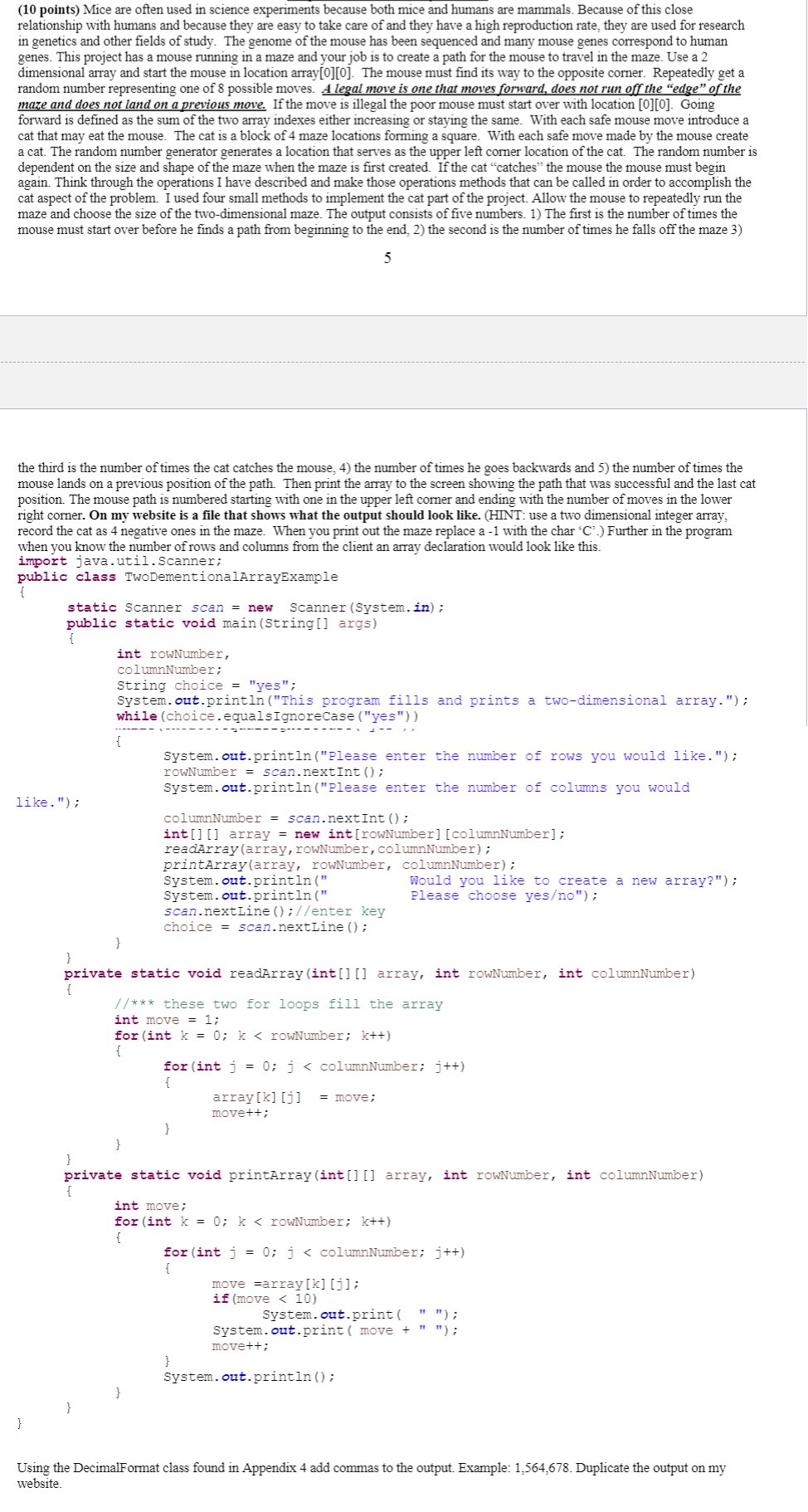 Solved (10 points) Mice are often used in science | Chegg.com