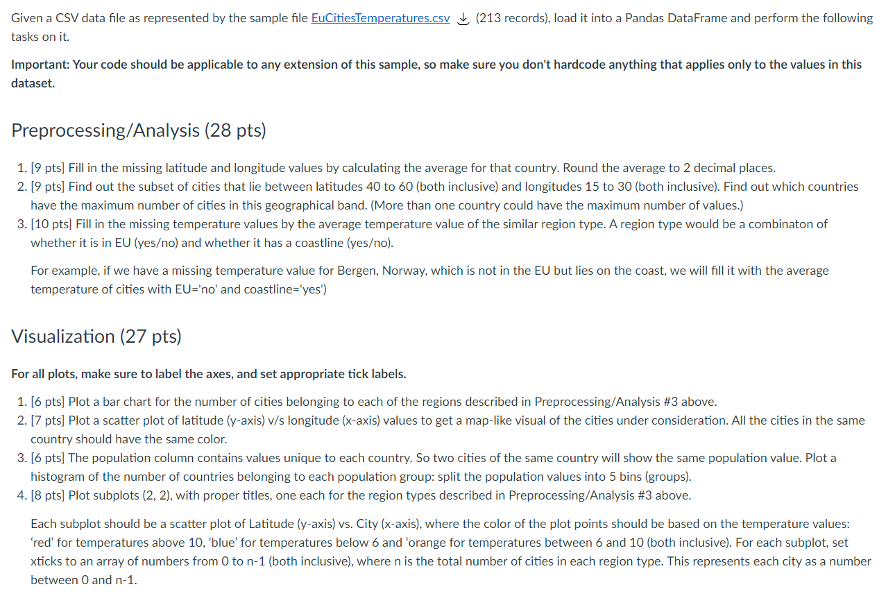 Solved Please do all of the following. I understand Chegg | Chegg.com