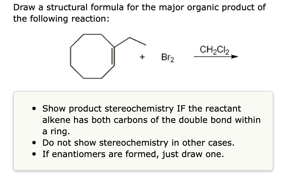 Solved Draw a structural formula for the intermediate in the | Chegg.com