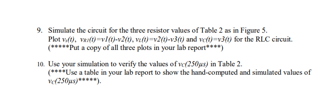 Step Response of a First-Order RC Circuit 1. Consider | Chegg.com