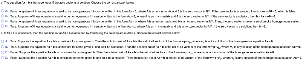 Solved Mark each statement True or False. Justify each | Chegg.com