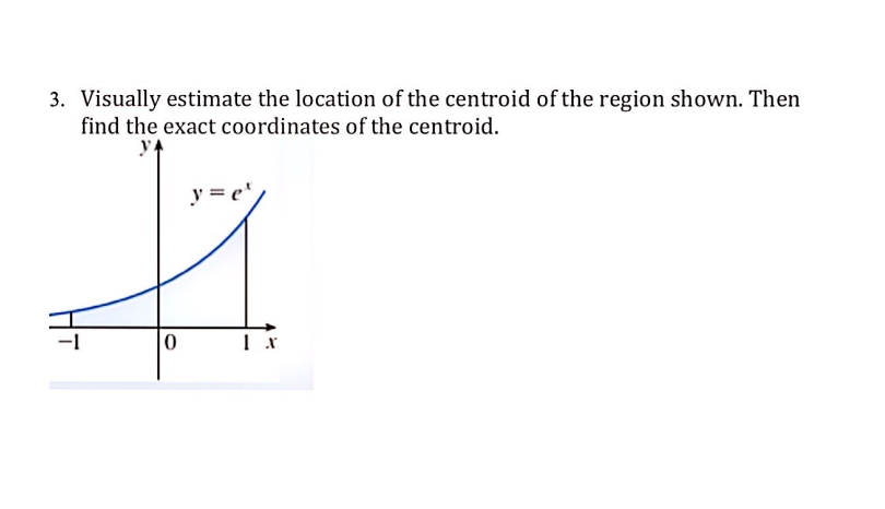 Solved 3. Visually estimate the location of the centroid of | Chegg.com
