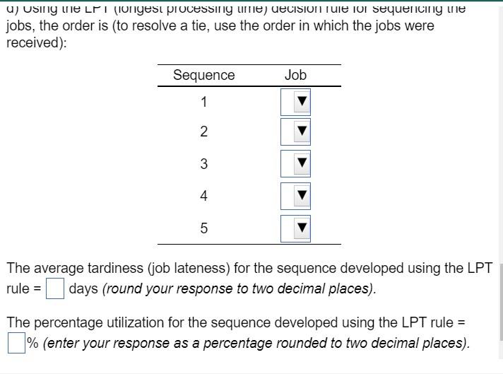 Solved a) Using the FCFS (first come, first served ) | Chegg.com