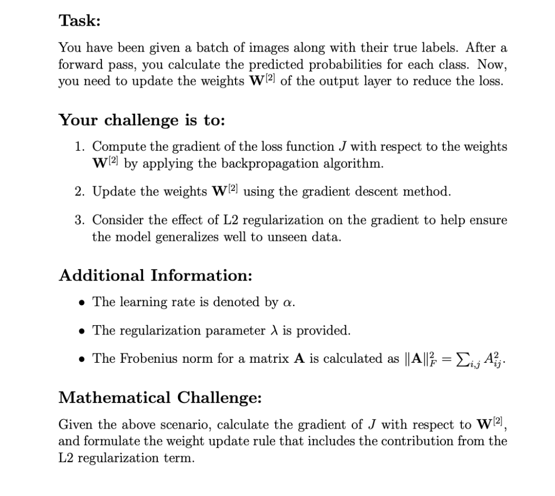 Solved Neural Network Configuration: - The input layer | Chegg.com