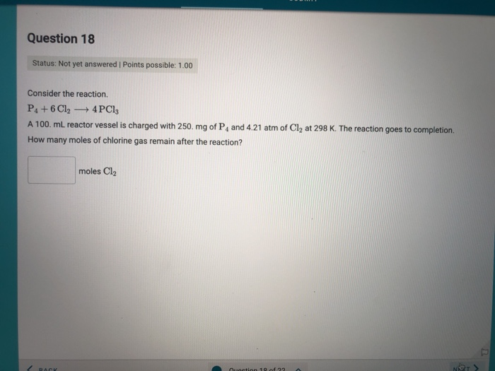 Solved Question 15 Status: Not yet answered | Points | Chegg.com