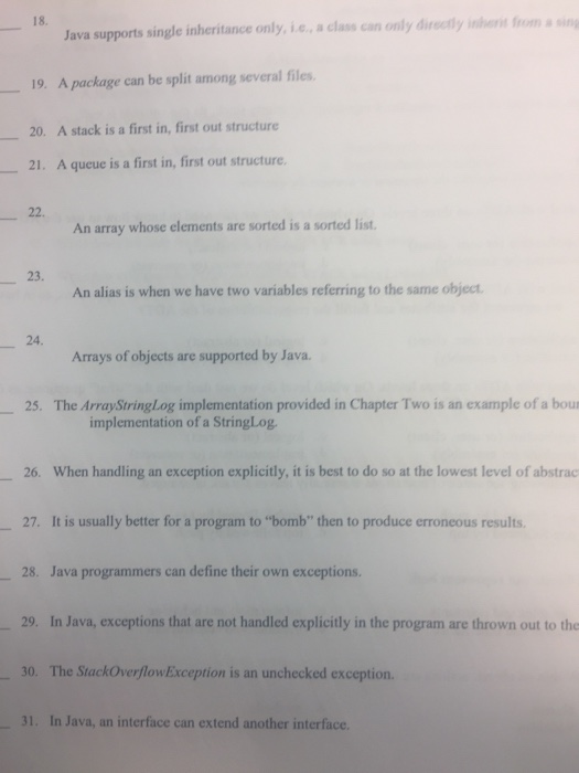 Solved Java supports single inheritance only, i e. a class | Chegg.com