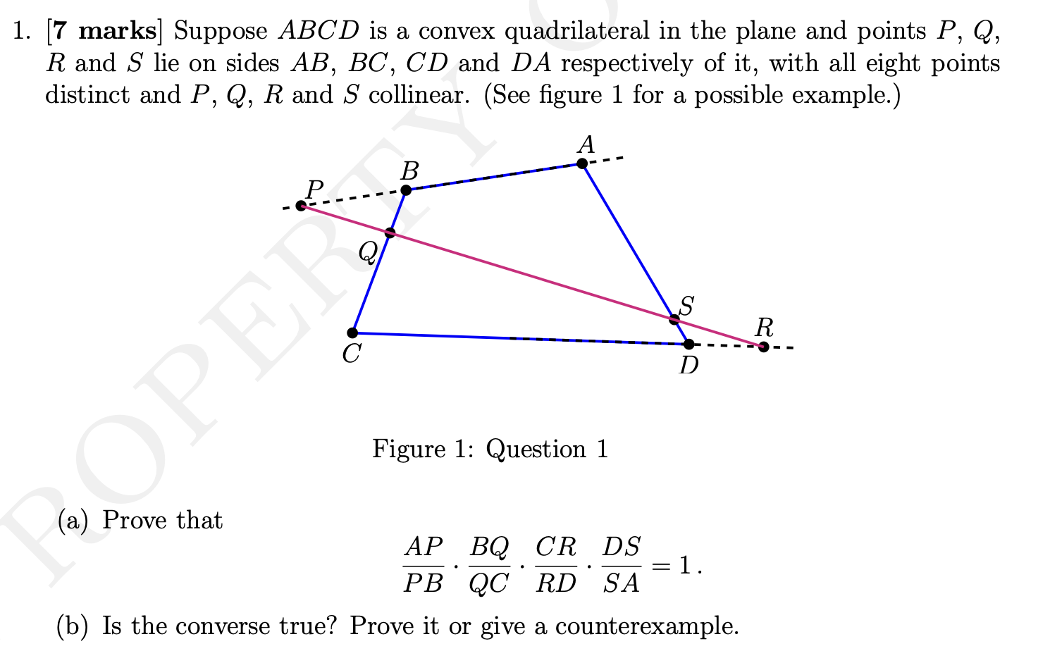 Solved Suppose ABCD is a convex quadrilateral in the plane | Chegg.com