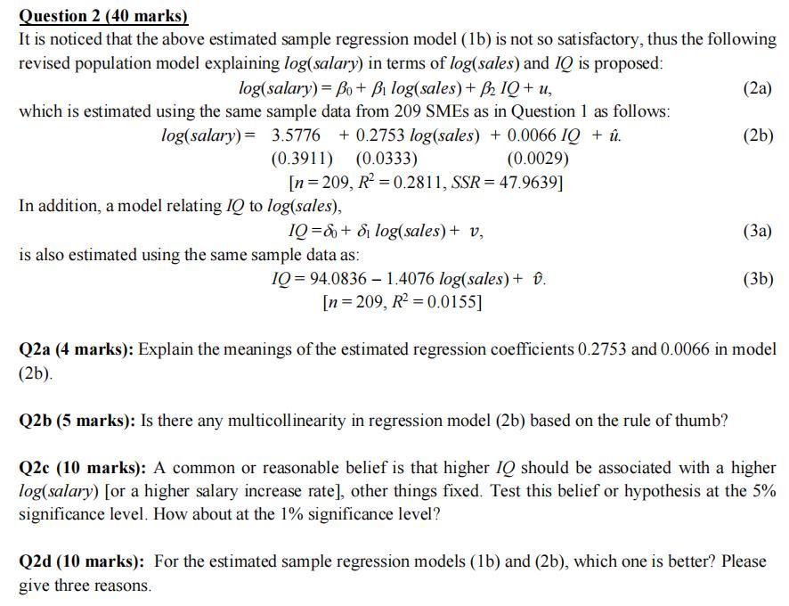 Solved Question 2 (40 marks) It is noticed that the above | Chegg.com