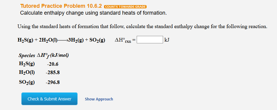 Solved Tutored Practice Problem 10.6.2 COUNTS TOWARDS GRADE | Chegg.com