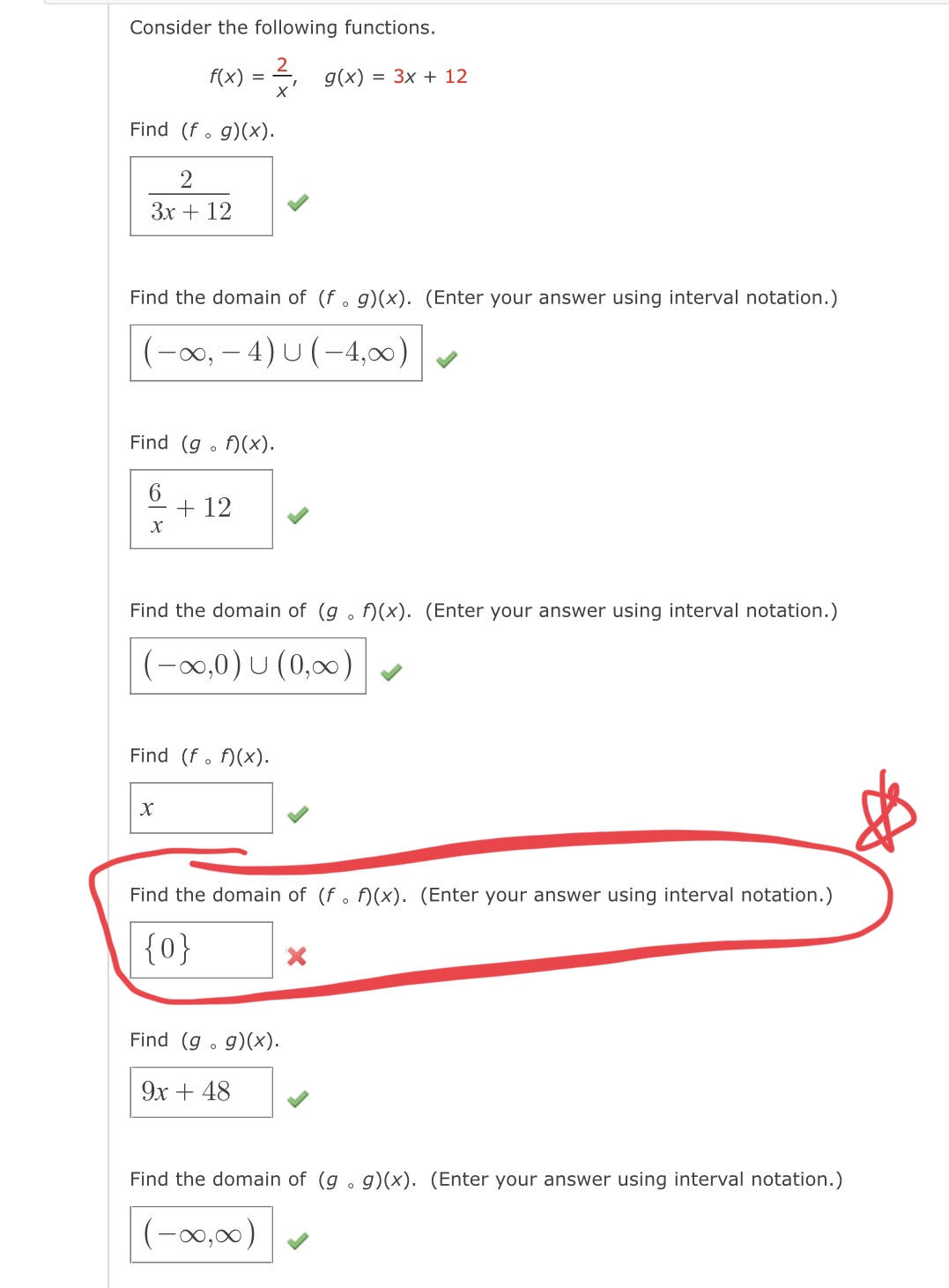 Solved Consider the following functions. f(x)=x′2,g(x)=3x+12 | Chegg.com