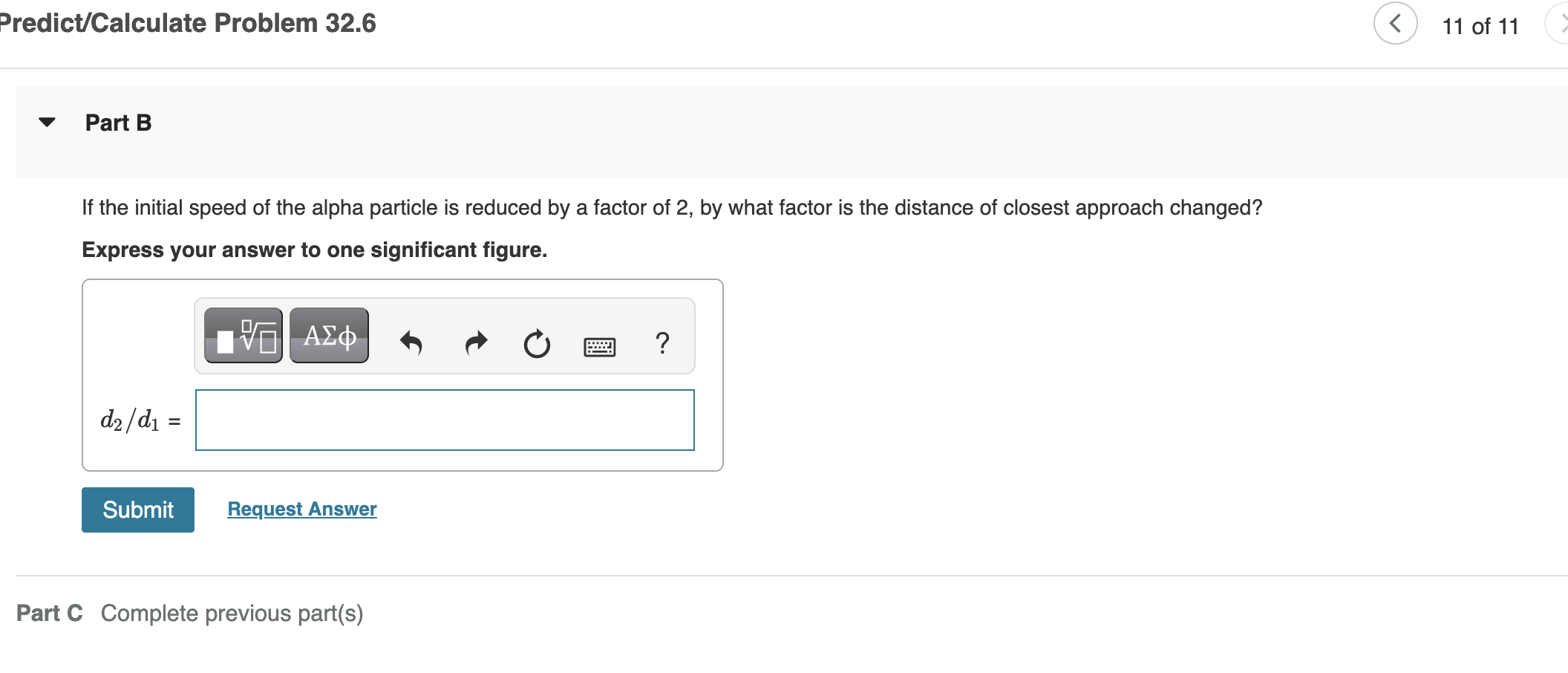 Solved Predict/Calculate Problem 32.6 Part B If the initial | Chegg.com