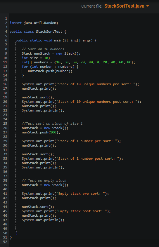 Solved 17.2 Problem 2 Add a method to our stack code from | Chegg.com