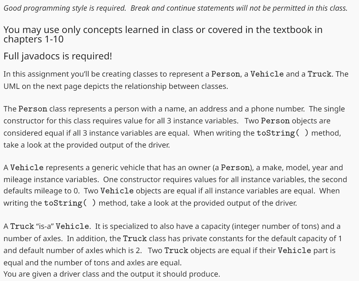 Solved Good programming style is required. Break and | Chegg.com