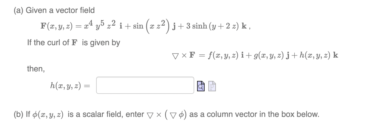 Solved A Given A Vector Field