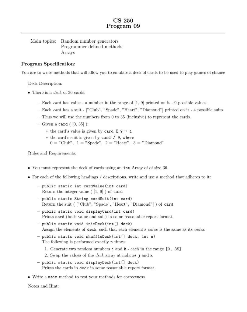 Solved Program 09 Main Topics Random Number Generators 4032