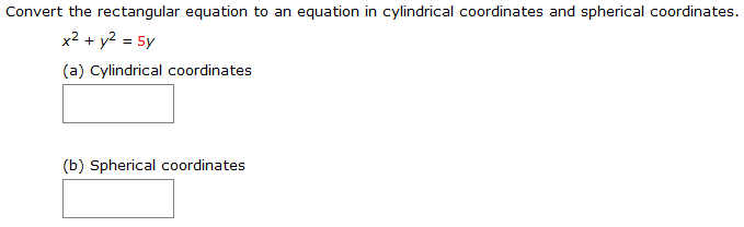 Solved Convert the rectangular equation to an equation in | Chegg.com