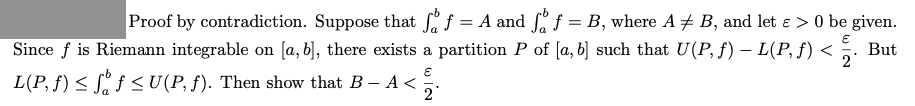 Solved Prove that if a function f is Riemann integrable on | Chegg.com