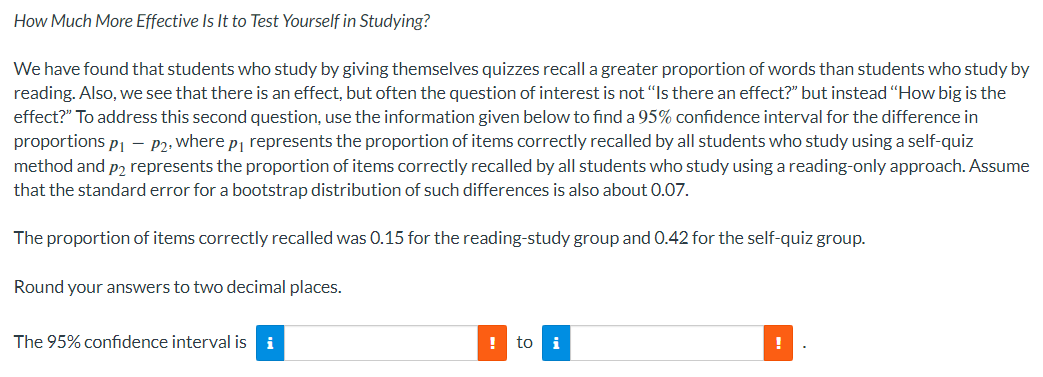 Solved How Much More Effective Is It to Test Yourself in | Chegg.com