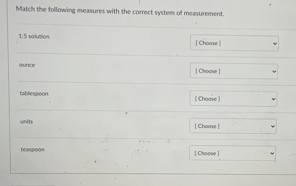 Solved Choice of the answer are the following: Metric, | Chegg.com