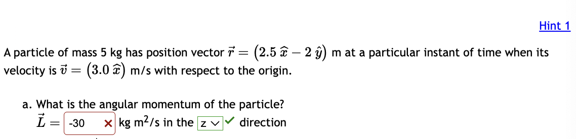 Solved A particle of mass 5 ﻿kg has position vector r | Chegg.com