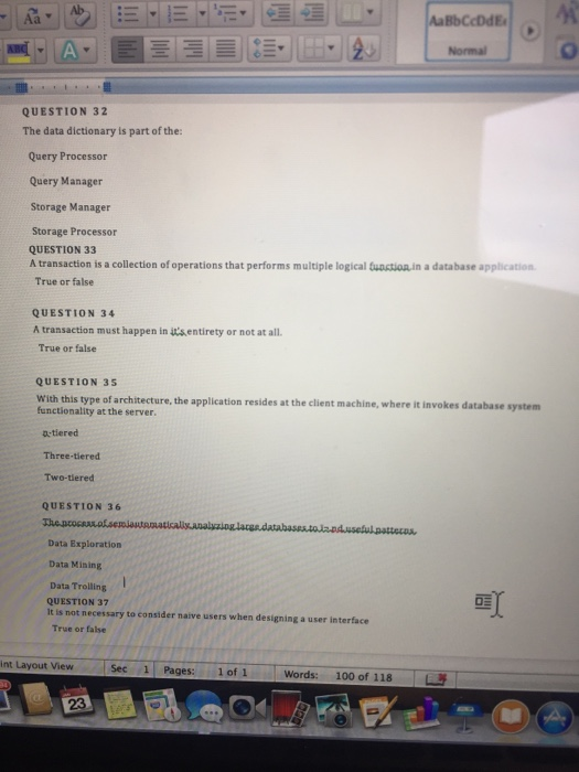 Solved QUESTION 21 A declarative DML is also known as SQL A | Chegg.com