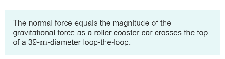Solved The normal force equals the magnitude of | Chegg.com