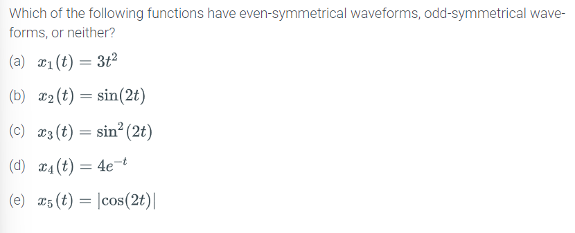 Solved Which of the following functions have | Chegg.com