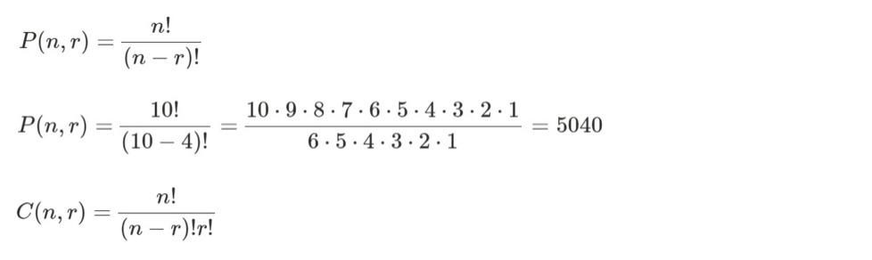 Solved This week we will solve Permutation (nPr) and | Chegg.com