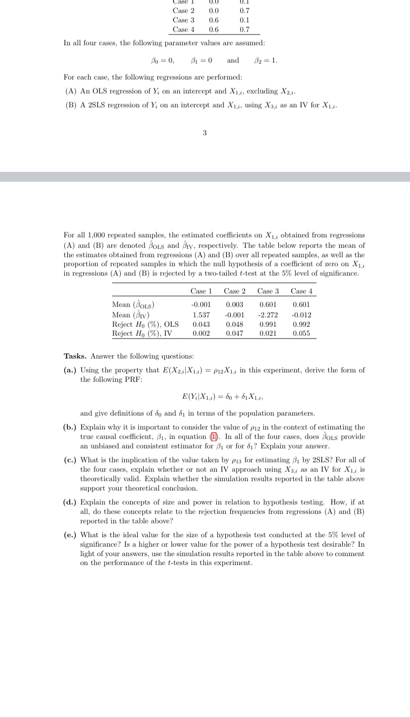 Case 1 Case 2 Case 3 Case 4 U.U 0.0 0.6 0.6 U.I 0.7 | Chegg.com