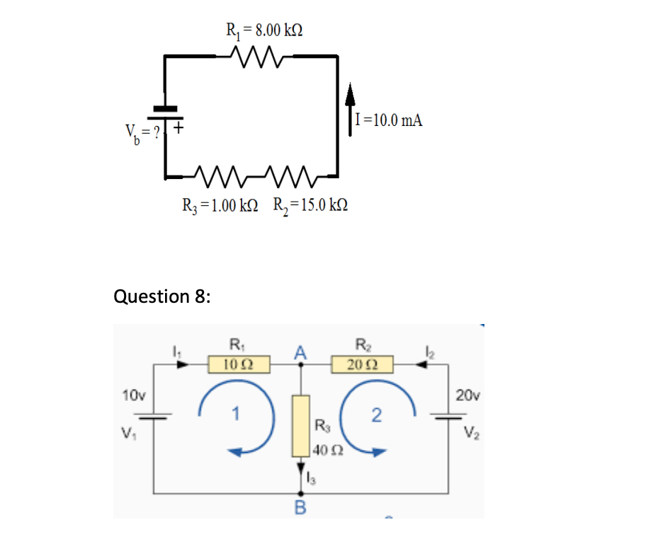 Solved (a) For a single loop circuit, use Kirchhoff's rule | Chegg.com