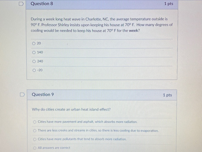 Solved D Question 5 1 pts Daily temperature Max Temperature | Chegg.com