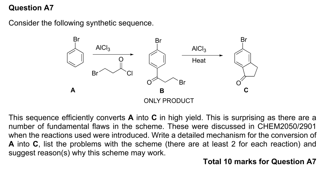 Solved Consider the following synthetic sequence. A B C ONLY | Chegg.com Solved Consider the following synthetic sequence. A B C ONLY | Chegg.com