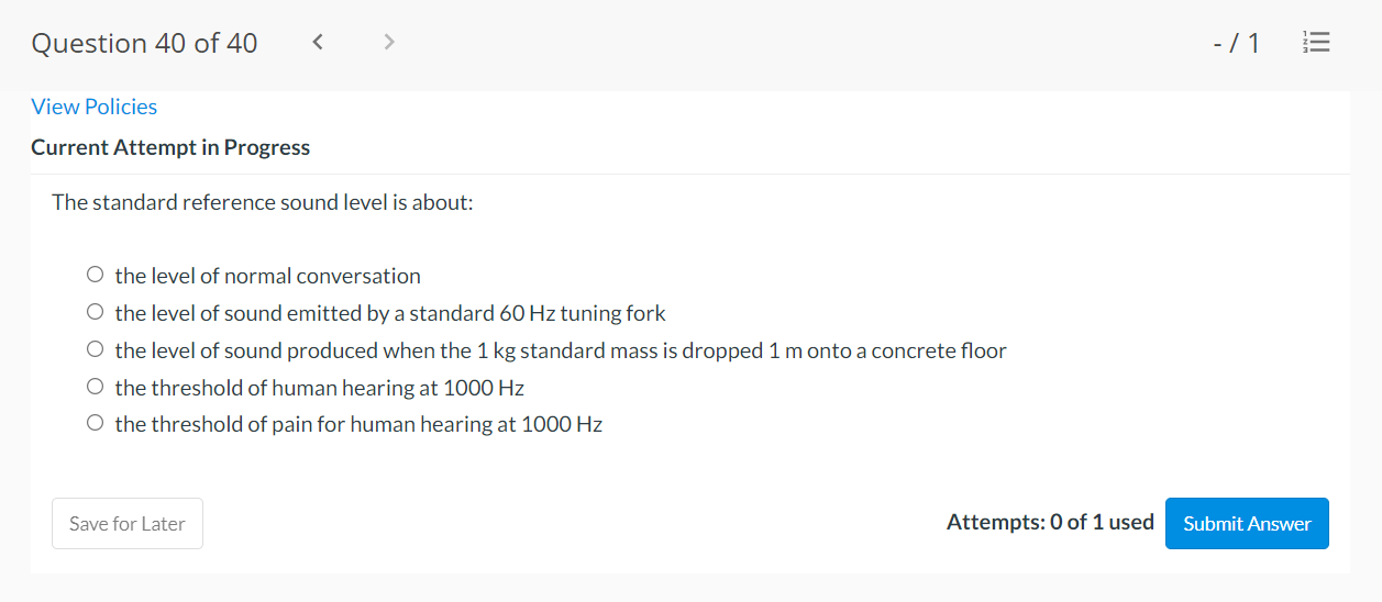 Solved Question 40 of 40